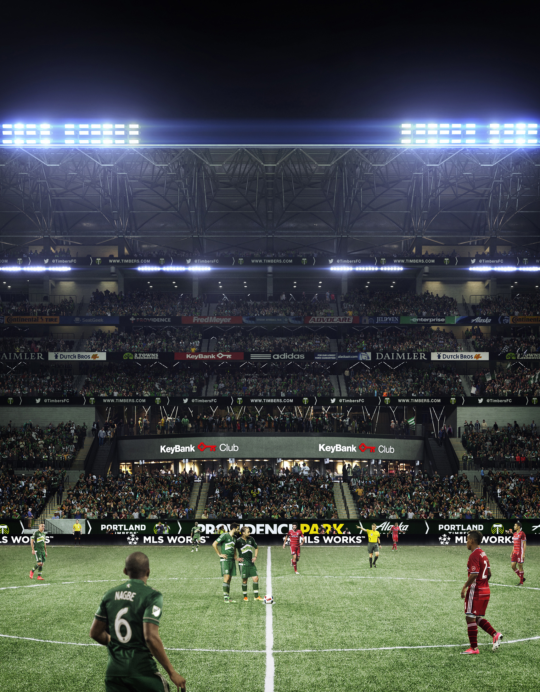 Timbers Stadium - Brooklyn Digital Foundry - Visualization Studio